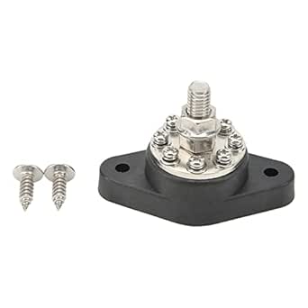 Amazon.com: M10 Power Distribution Terminal, 12V 48V 3/8in Black ...
