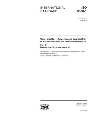ISO 9308-1:2000, Water quality - Detection and enumeration of ...