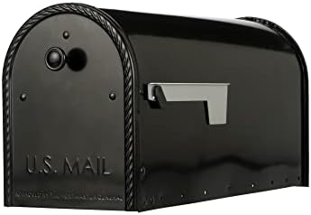 Amazon.com: ShoppingOnBed Post Mount Mailbox Jumbo Galvanized Steel ...