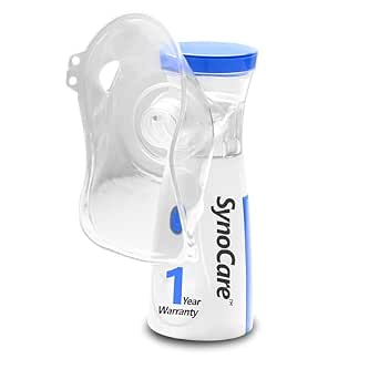 Synocare Portable Mesh Nebulizer for Adults & Kids, Handheld Nebuliser ...