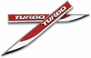 Amazon.com: 2Pcs 3D Polished Chrome Turbo Letter Car Emblem Trunk Lid ...