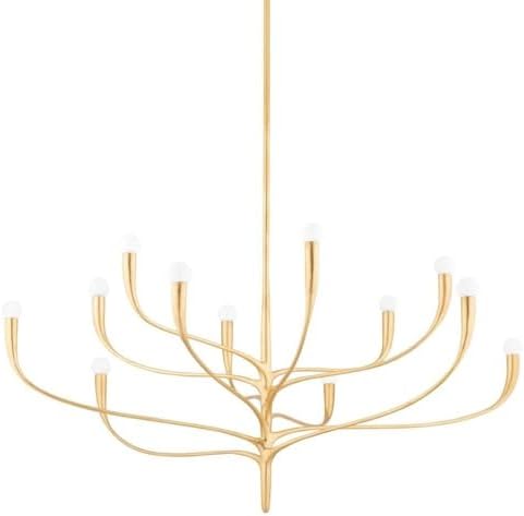 Hudson Valley Lighting Labra - 12 Light Chandelier-Vintage Gold Leaf ...