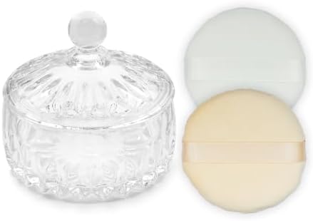 Amazon.com: LAKIRA Extra Large Body Powder Puff and Container, 5.35 ...