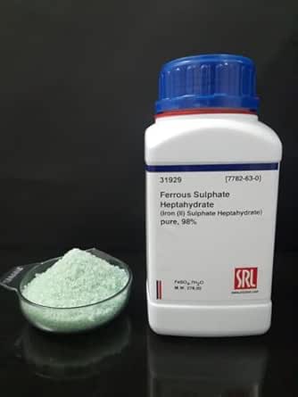 SRL. Pvt. Ltd. Ferrous Sulphate Heptahydrate pure, 98% (31929)/ (Iron (II) Sulphate Heptahydrate ...