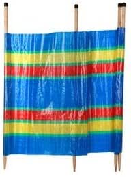 5 Pole extra tall windbreaks - Beach, picnic, garden and home : Amazon ...