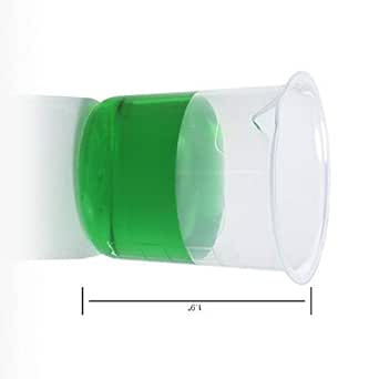 SP Bel-Art Graduated Griffin Low-Form 50ml Beakers; Polypropylene, 10ml Graduation (Pack of 12 ...