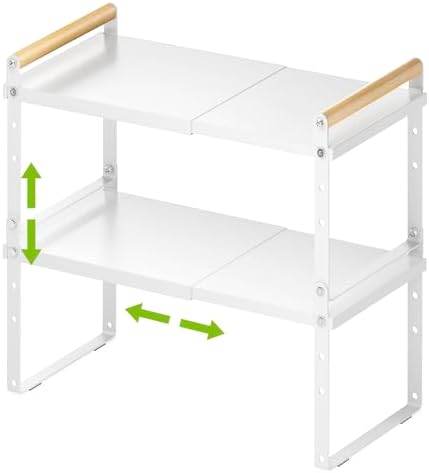 Amazon.com: Across-Star Expandable Cabinet Shelf Organizer Rack ...