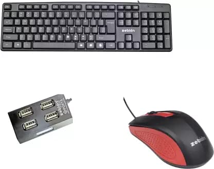 Amazon.in: Buy zebion k500 USB Wired Keyboard Plug and Play The ...