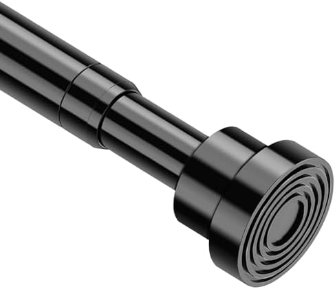 Amazon.com: Stainless Steel Spring Tension Curtain Rod 15.7" to 27.6 ...