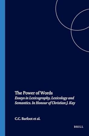 Amazon.com: The Power of Words: Essays in Lexicography, Lexicology and ...