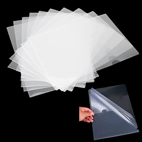 A4 Cut Flush Folder (Pack of 30, 180 Micron PP) Clear Open Top & Side ...