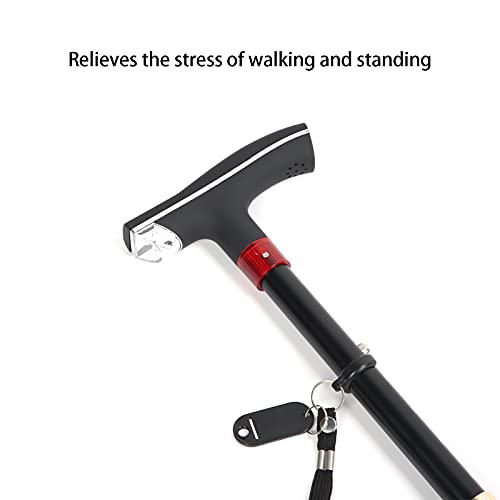 Adjustable Walking Sticks, Elderly Walking Stick with Led Light and ...