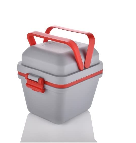 Buy 3 Compartment Tiffin with Handle & Push Lock | Tiffin Box for ...