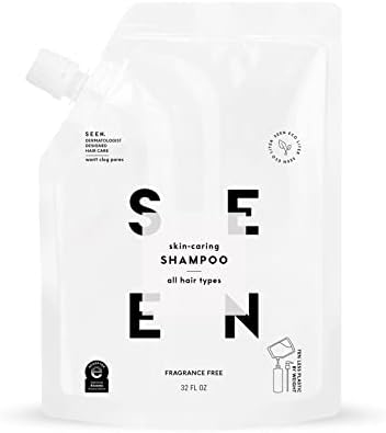 Amazon.com : SEEN Shampoo Eco-Refill, Fragrance Free - Non-Comedogenic ...