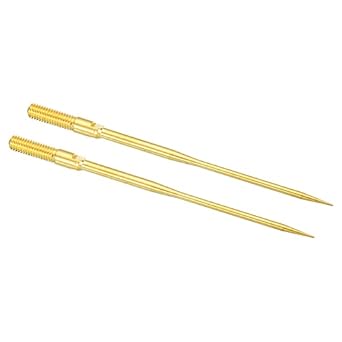 PATIKIL 1mm Test Probe Pins, 2 Pcs Copper Multimeter Test Lead ...
