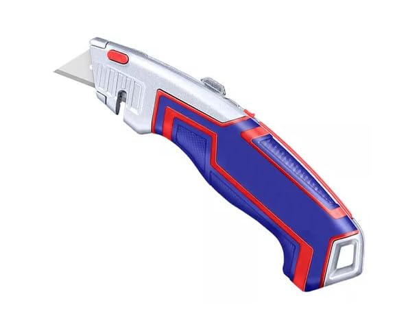 ® Utility Knife, Retractable All Metal Heavy Duty Box Cutter, Quick ...