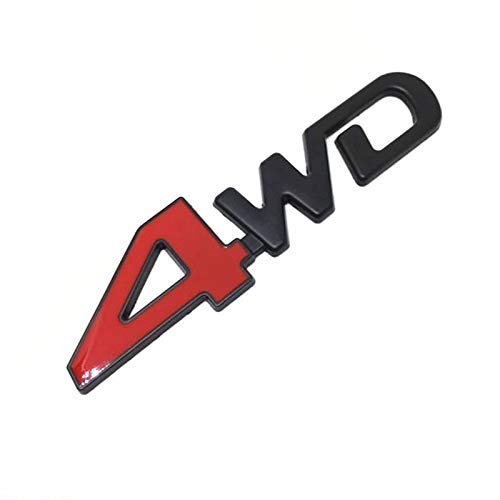 PRIKNIK 3D Four Wheel Drive Logo 4WD Badge 4wd Logo 4wd Sticker (Metal ...