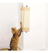Amazon.com : BNOSDM Cat Wall Corner Scratcher for Indoor Cats Walls ...