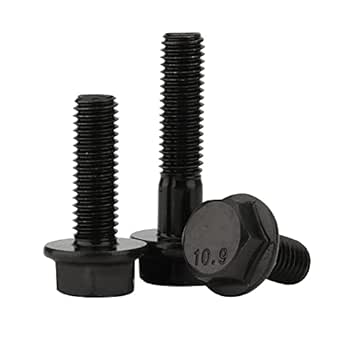 Amazon.com: M8 x 35mm Flanged Hex Head Bolts Flange Hexagon Screws ...