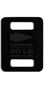 Amazon.com: GORUCK Rucker 4.0 20L Black with White Embroidery - Purpose Built Rucking Backpack ...