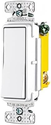 Amazon.com: Hubble 15 Amp Single Pole Indoor rocker Light switch: Home ...