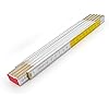 Gunpla Wooden Folding Ruler, 2m Length Double-Sided Carpenter Metric ...