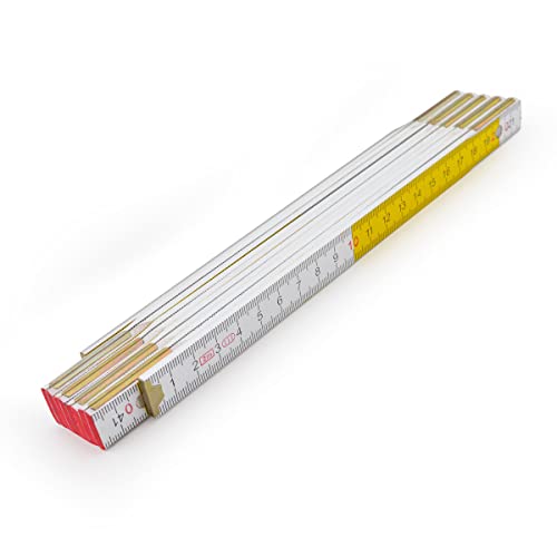 Gunpla Wooden Folding Ruler, 2m Length Double-Sided Carpenter Metric ...