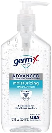 Amazon.com: Germ-x Advanced Hand Sanitizer, Non-Drying Moisturizing ...