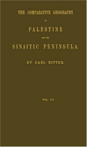 Amazon | The Comparative Geography of Palestine and the Sinaitic ...