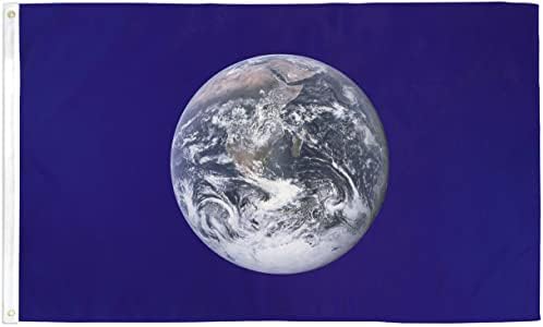 Amazon.com : New 3x5 Earth Day Flag Environmental Planet GLOBE WORLD ...