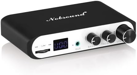 Amazon.com: Nobsound M3 Bluetooth Amplifier 2 Channel Power Audio Amp ...