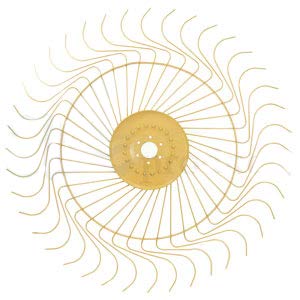 Amazon.com: One New LH Complete Rake Wheel Fits VICON H1020, H1050 ...