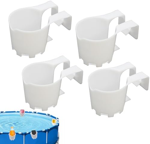 Amazon.com: 8PC Poolside Cup Holders for Above Ground Pools Plastic ...