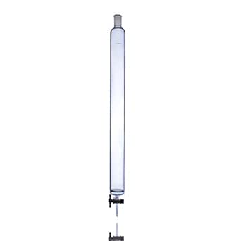 Laboy Glass Chromatography Column 24/40 with Fritted Disc & PTFE ...