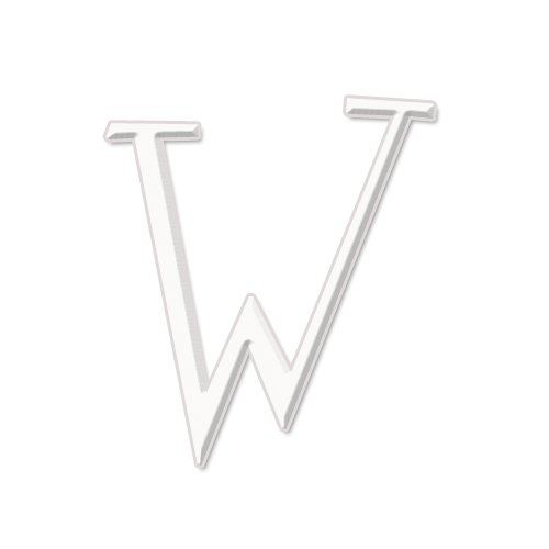 aBaby Whimsical Letter, W, White : Amazon.in: Home & Kitchen