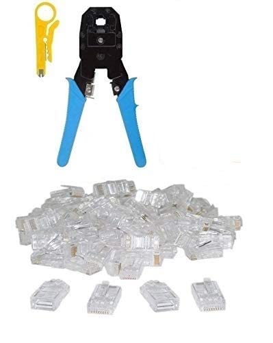 Civon Cat6 RJ45 Ends, Cat6 Conn, Ethernet Cable Crimp Connectors UTP ...