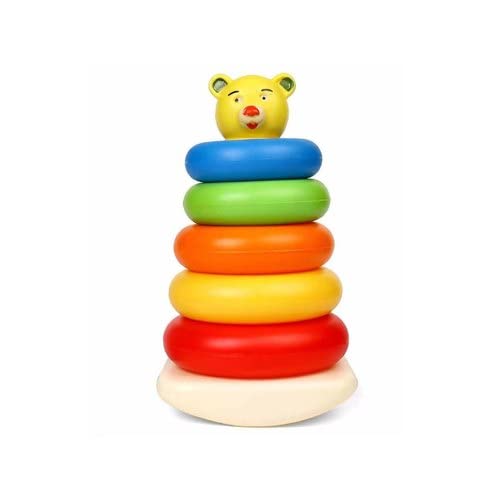 Handymade Junior Rainbow Ring Stacker Toys for Baby| to Develop Mental ...