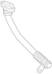 New Genuine Mercedes-Benz Oil Return Line 2740900377 / 274-090-03-77 ...