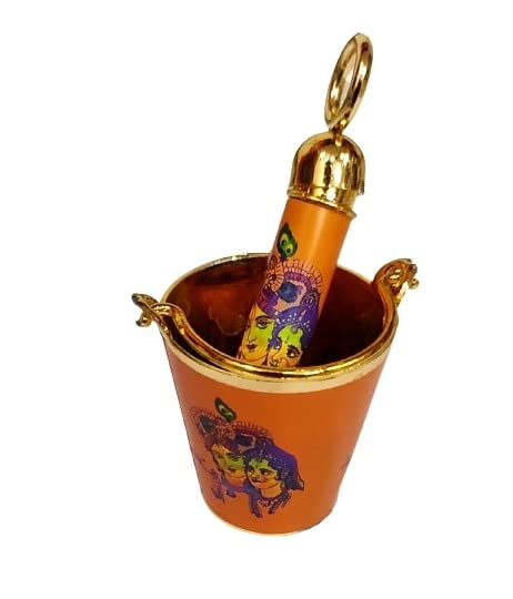 Elegance Radha Krishna Printed Bucket Pickari – for Laddu Gopal ji Holi ...