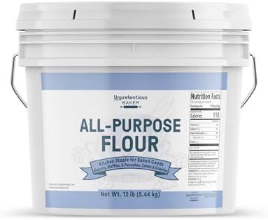 Amazon.com : Unpretentious All Purpose Flour, 2 Gallon Bucket ...
