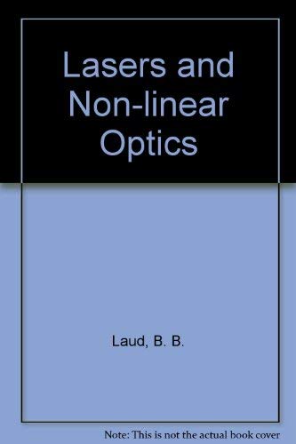 Amazon.com: Lasers and Non-Linear Optics: 9780470202234: B.B. Laud: Books