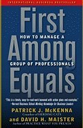 First Amoung Equals: Patrck JMcKena and Davd HMaster: Amazon.com: Books