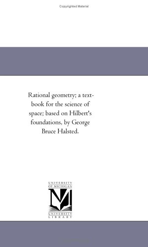 Amazon.com: Rational geometry; a text-book for the science of space ...