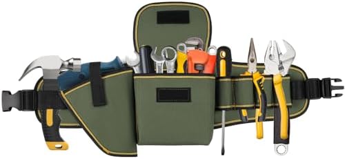 Rolson 68630 Double Leather Tool Pouch : Amazon.co.uk: DIY & Tools