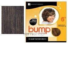 Amazon.com : Sensationnel Human Hair Bump Collection - Feather WRAP 6 ...