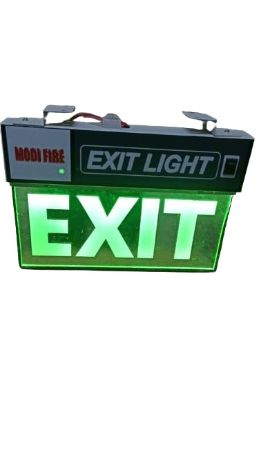 Modi Fire Exit Light Signage (Night Glow) Board : Amazon.in: Office ...