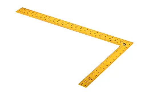 B K JAGAN & CO 24 inch Mason & Tailor Square Angle Ruler 90° Degree ...