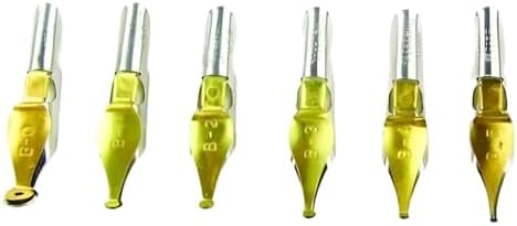 Speedball B Series Pen Nib Set, Set of 6 Broad Edge Nibs, Triple ...