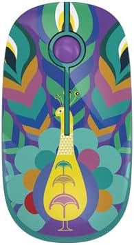 Amazon.com: KawaiiMouse [ Optical 2.4G Wireless Mouse ] Peacock Green ...