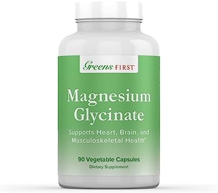 Amazon.com: Greens First Magnesium Glycinate Supplement - May Support ...